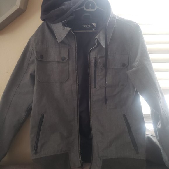 Empyre | Jackets & Coats | Empyre Hooded Gray Winter Jacket | Poshmark
